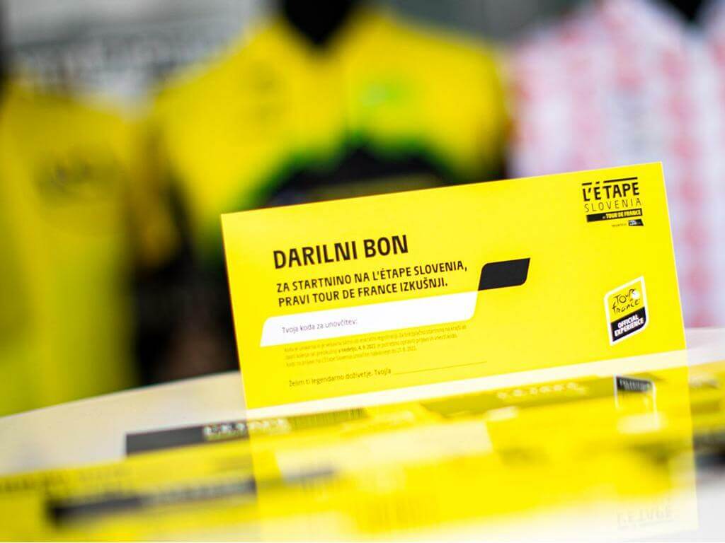 Entry fee gift certificate for L'Etape Slovenia